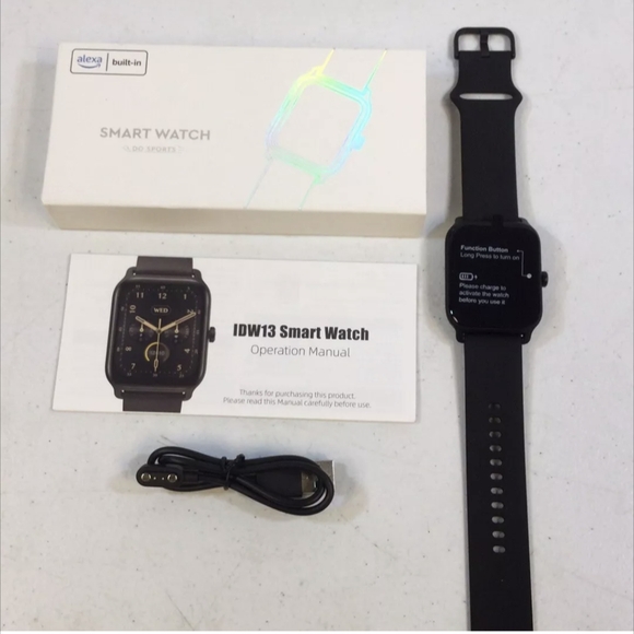 Very Fit | Wearables | Very Fit Idw3 Smart Watch Black Alexa Built In ...